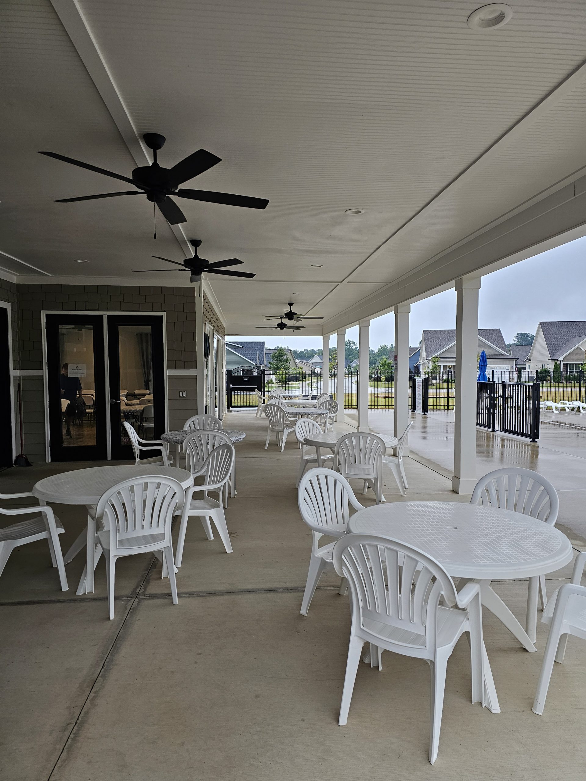 Plantation Pool Ceiling Fans Are Installed – Winston Ridge HOA, Inc.